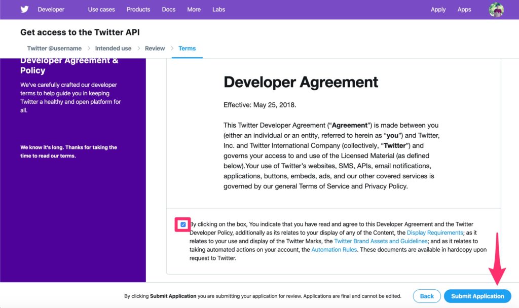 Twitter API Keyの申請方法【英語の例文あり】 | オノログ