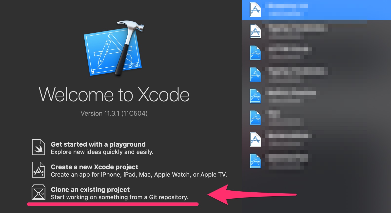 GitHubからXcodeにプロジェクトをクローン（コピー）する方法 | Swift Note
